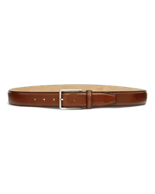 Men s ECCO Leather Belt Brown
